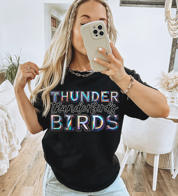 Thunderbirds (Holographic Mascots) - DTF – BEC Print & Apparel