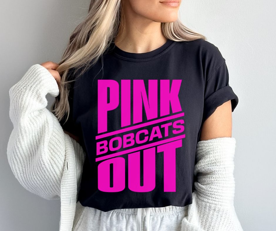 Mascots (Pink Out Slanted) - DTF – BEC Print & Apparel