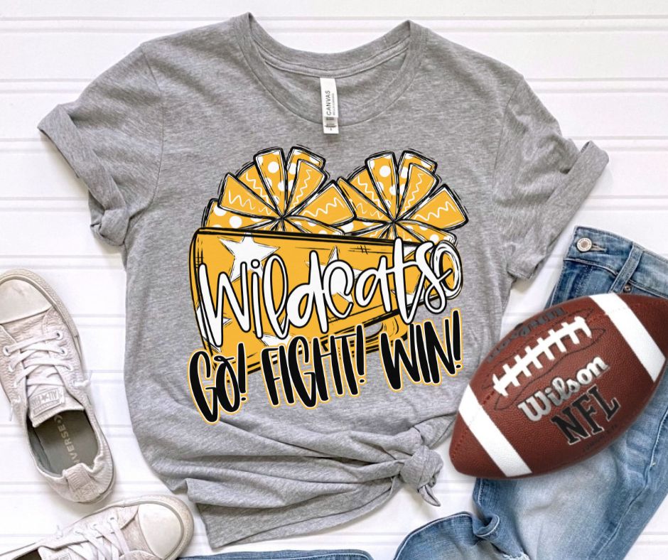 Mascots - Go Fight Win (Cheerleading) - DTF – BEC Print & Apparel