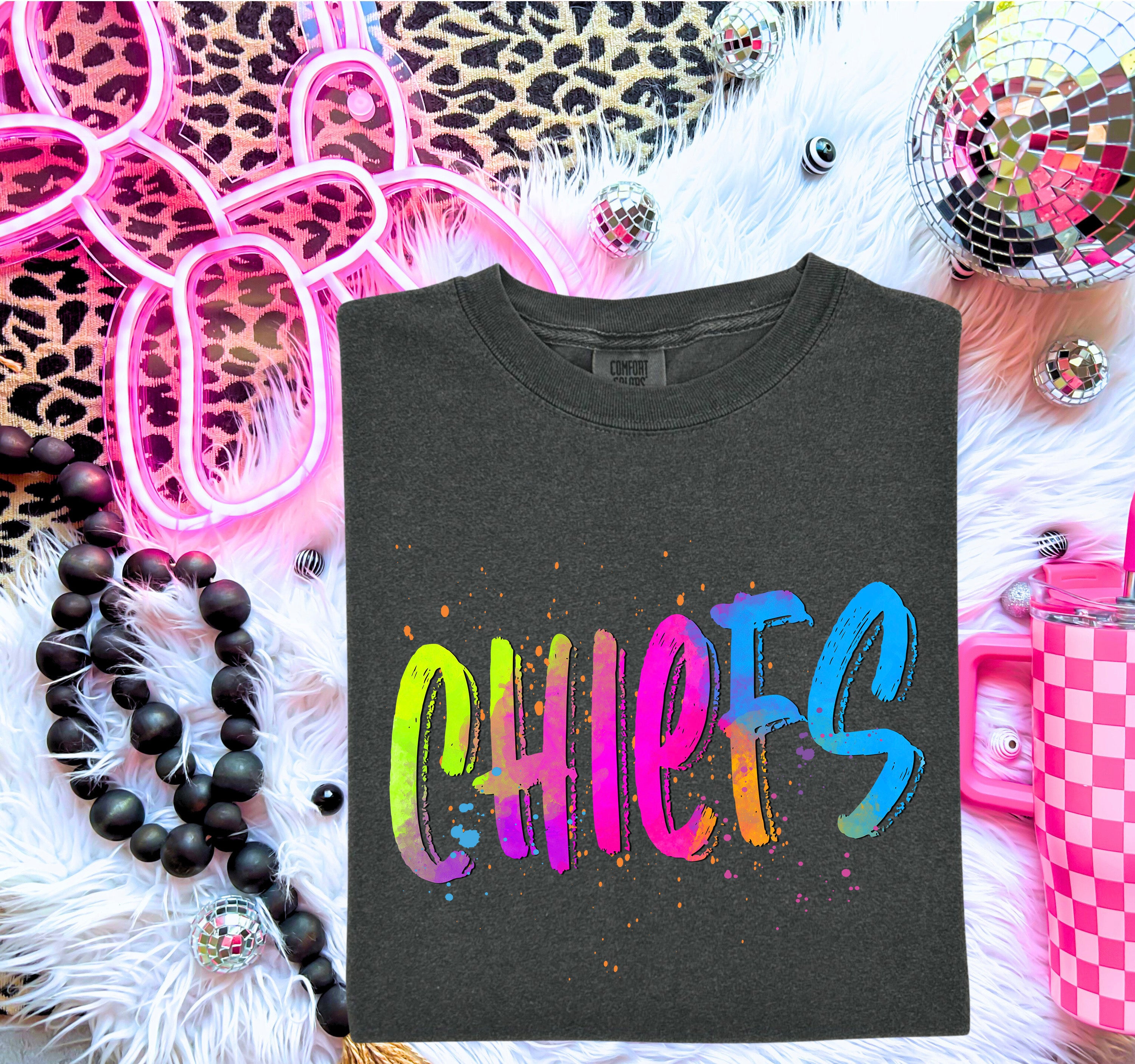 Chiefs (Bright Colored Graffiti Style Mascots) - DTF – BEC Print & Apparel