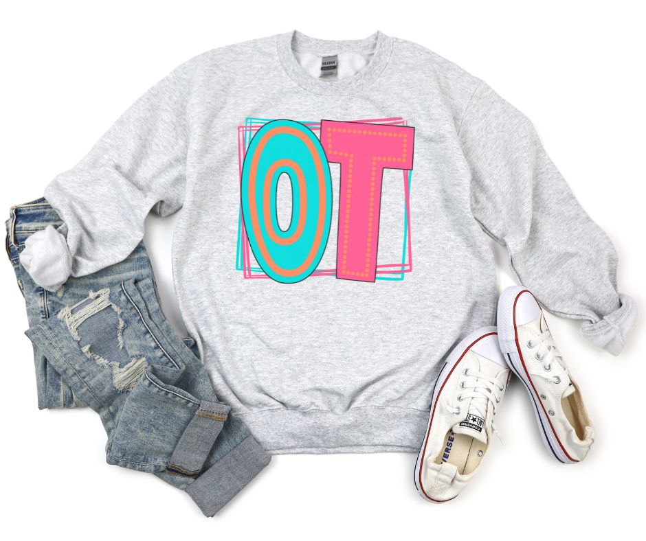 OT (doodle letters) - DTF – Screen Print Transfers by BEC