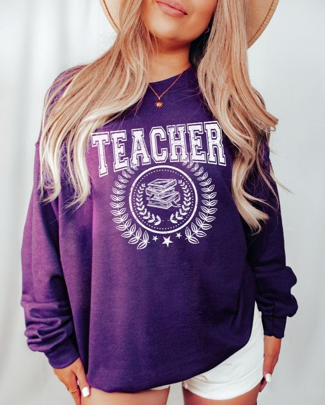 Teacher (preppy) - single color SPT – Screen Print Transfers by BEC